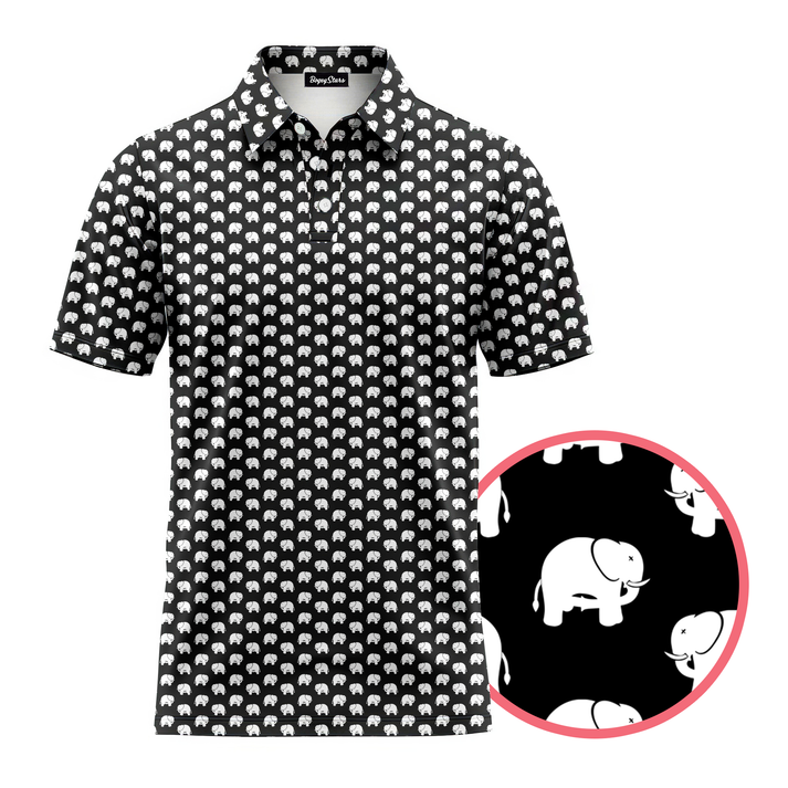 Inappropriate golf shirts | Bad Elephant Men's golf | Junk in the trunk ...