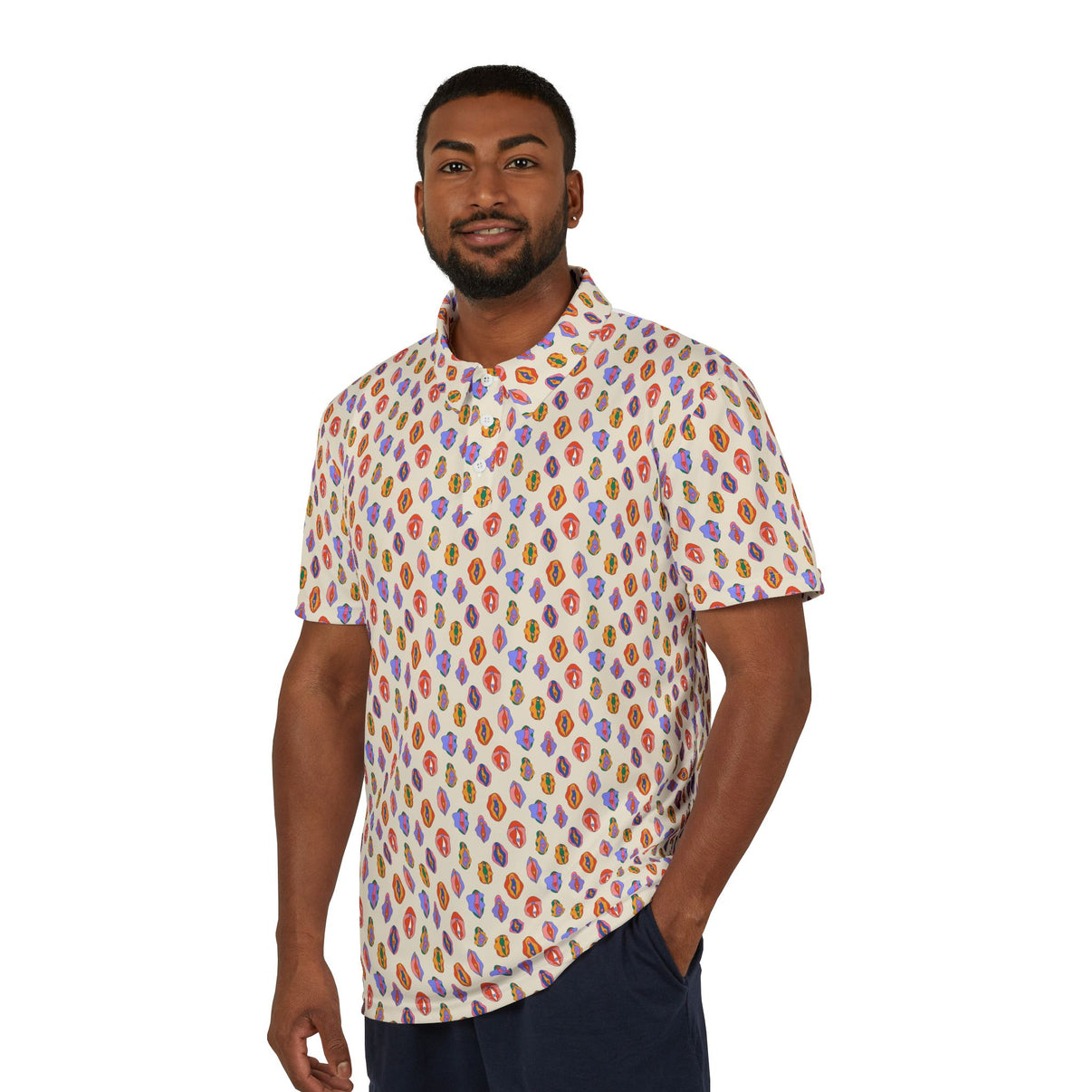 Funny Golf Polos | Beef Curtains Men's Polo | Certified UPF 30+ | Bogey ...